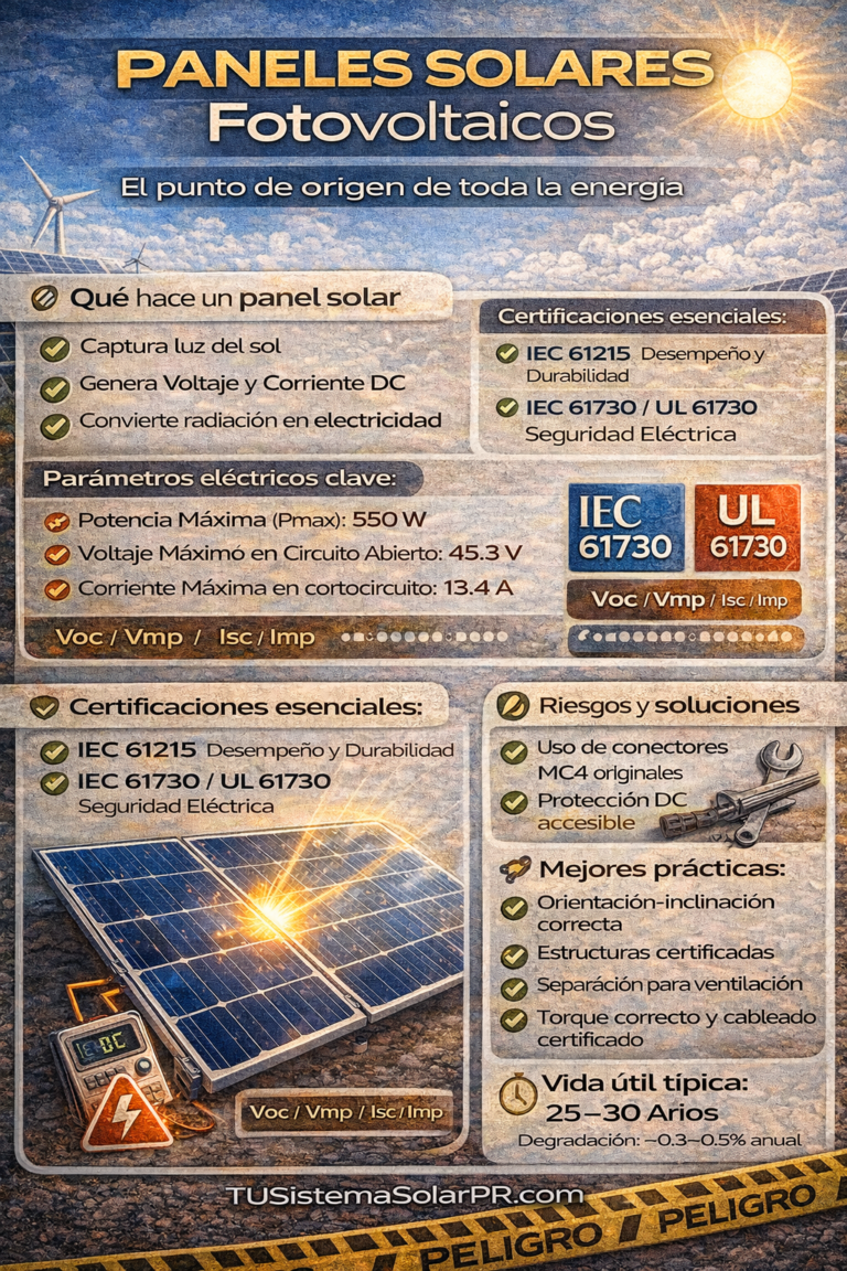 Paneles solares fotovoltaicos - Tu Sistema Solar PR | Tu Profesor Solar ...